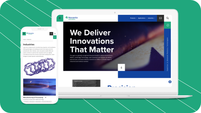 Enterprise B2B Web Design & Development example | GoingClear